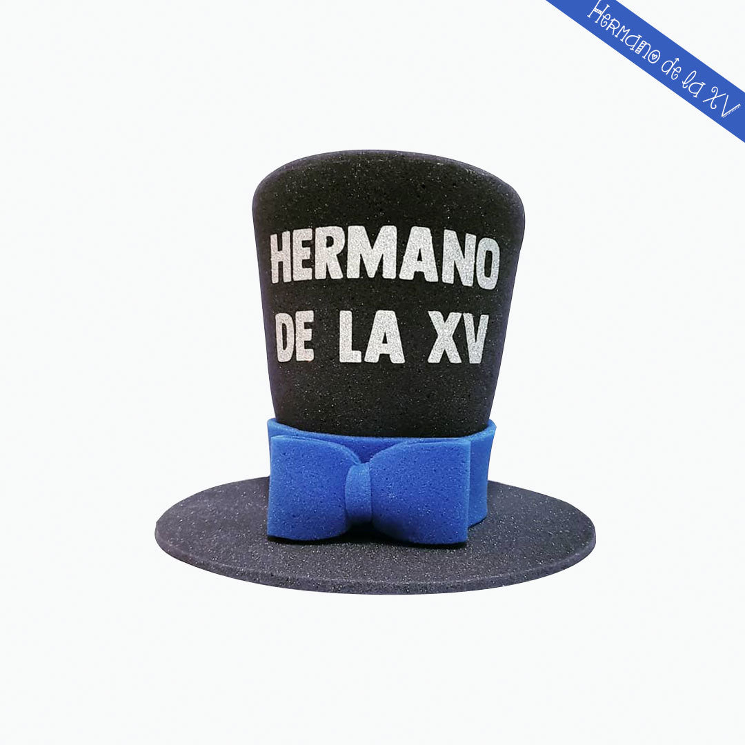 Sombreros de hule espuma para XV años, modelo familia de la XV – Sombreros y Vinchas de Hule Espuma