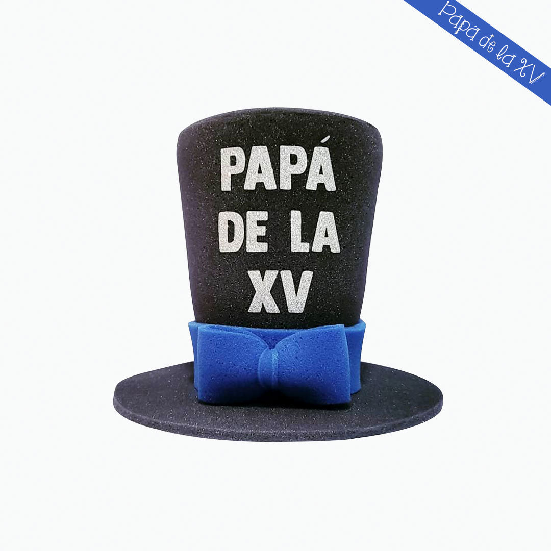 Sombreros de hule espuma para XV años, modelo familia de la XV – Sombreros y Vinchas de Hule Espuma